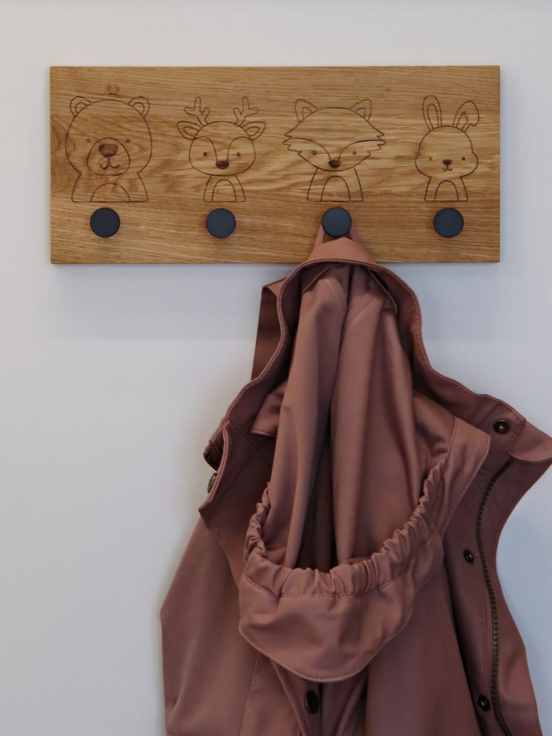 Kindergarderobe KasperoKids Waldtiere | Holzkaspero